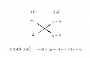 2.Equations cartésiennes d’une droite. – Math'O karé