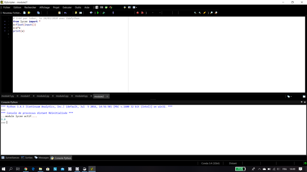 2.Algorithmique et programmation. – Math'O karé