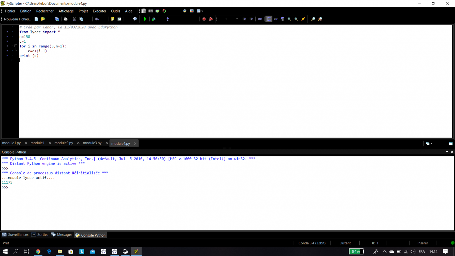 2.Algorithmique et programmation.Exercices. – Math'O karé