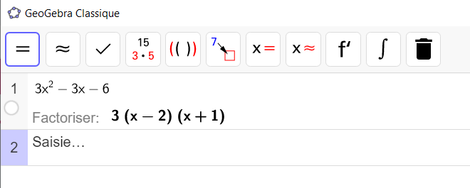1.Factoriser un polynôme du second degré. – Math'O karé