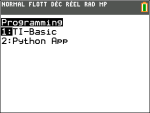 2. Programmer sa TI 83 Edition PYTHON en langage Python : calculer la ...